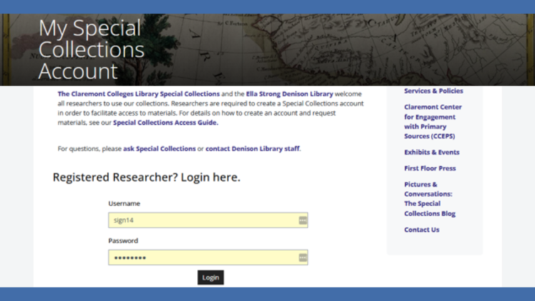 Logging In to Your Special Collections Account Just Got Easier! – The ...